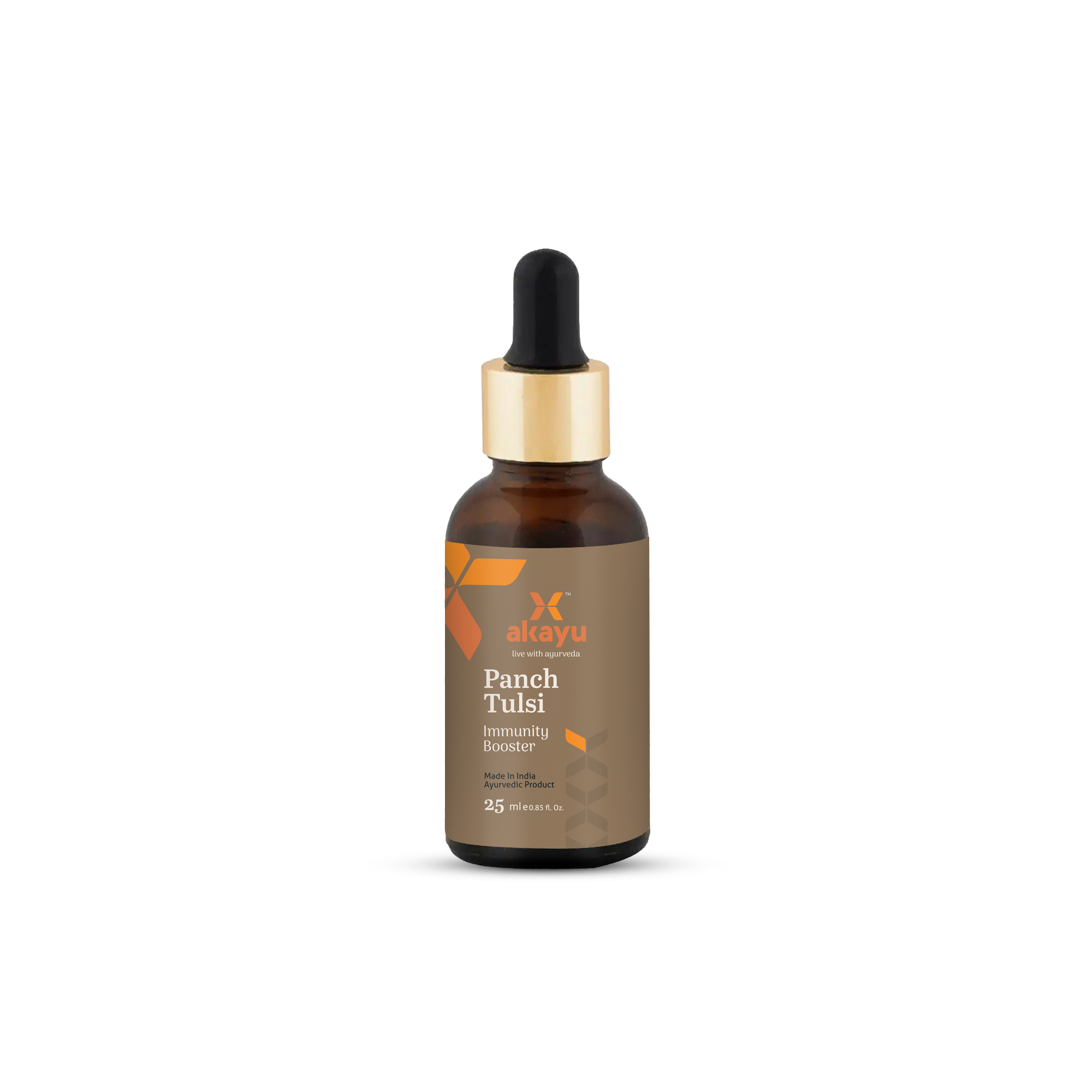 Panch Tulsi Oil for Immunity Boost and Stress Relief - Akayu